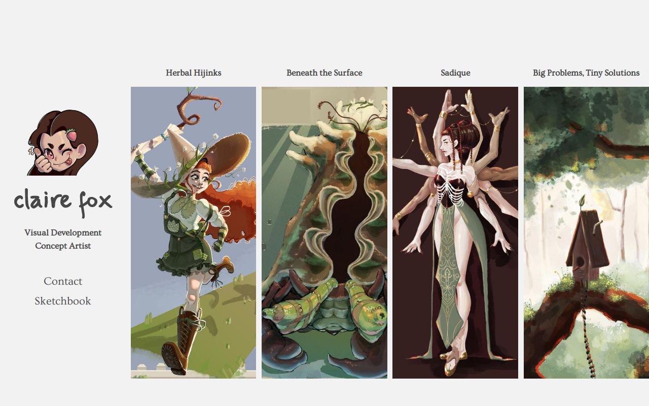 Claire Fox Concept Portfolio